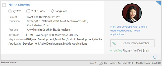 Fre Resume Database Naukri Language Worksheet Pictures