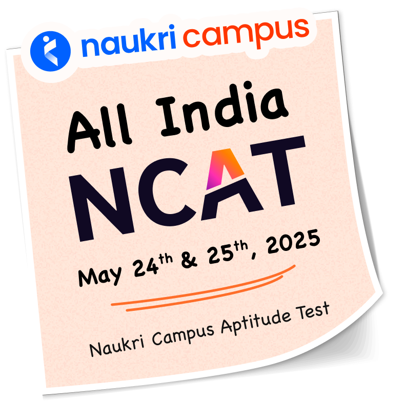 All India Online Aptitude Test 2025 (AINCAT) | Naukri Campus All India Online Aptitude Test 2025 (AINCAT) | Naukri Campus